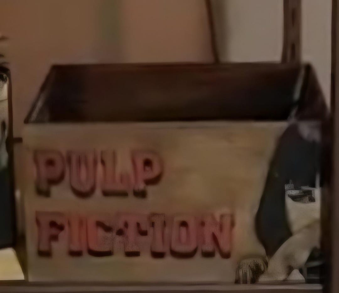 Pulp Fiction Inspired Hand Painted Storage Box - Etsy