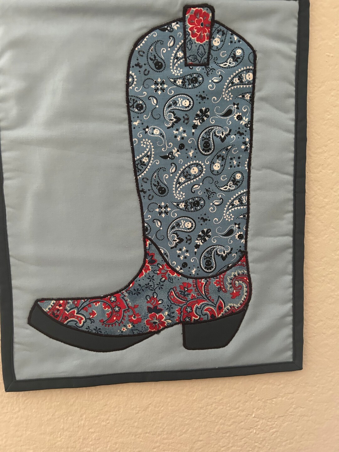 Homemade Cowboy Boot Wall Hanging - Etsy