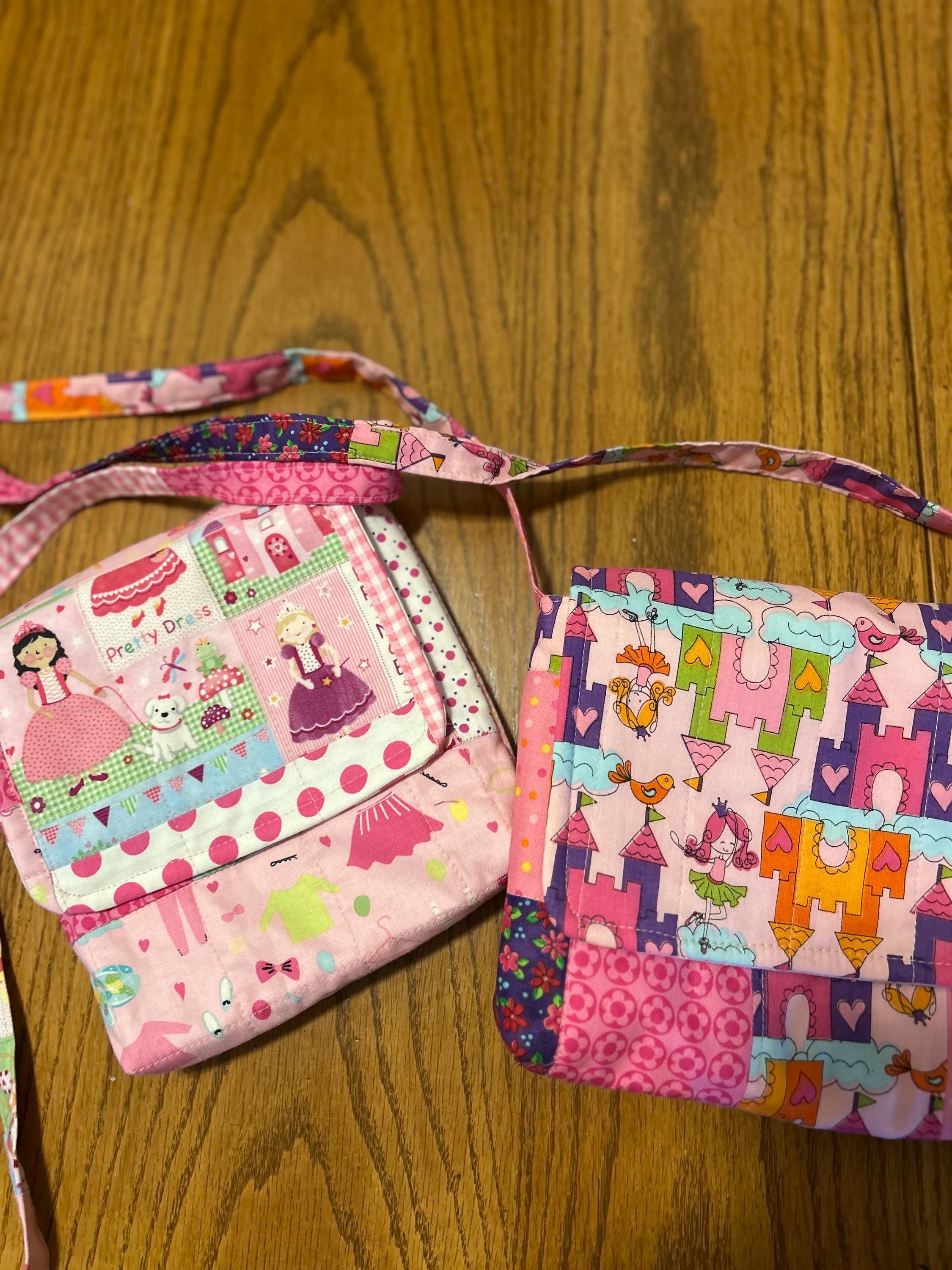 Homemade Princess Patchwork Crossbody Purse for Kids! - Etsy
