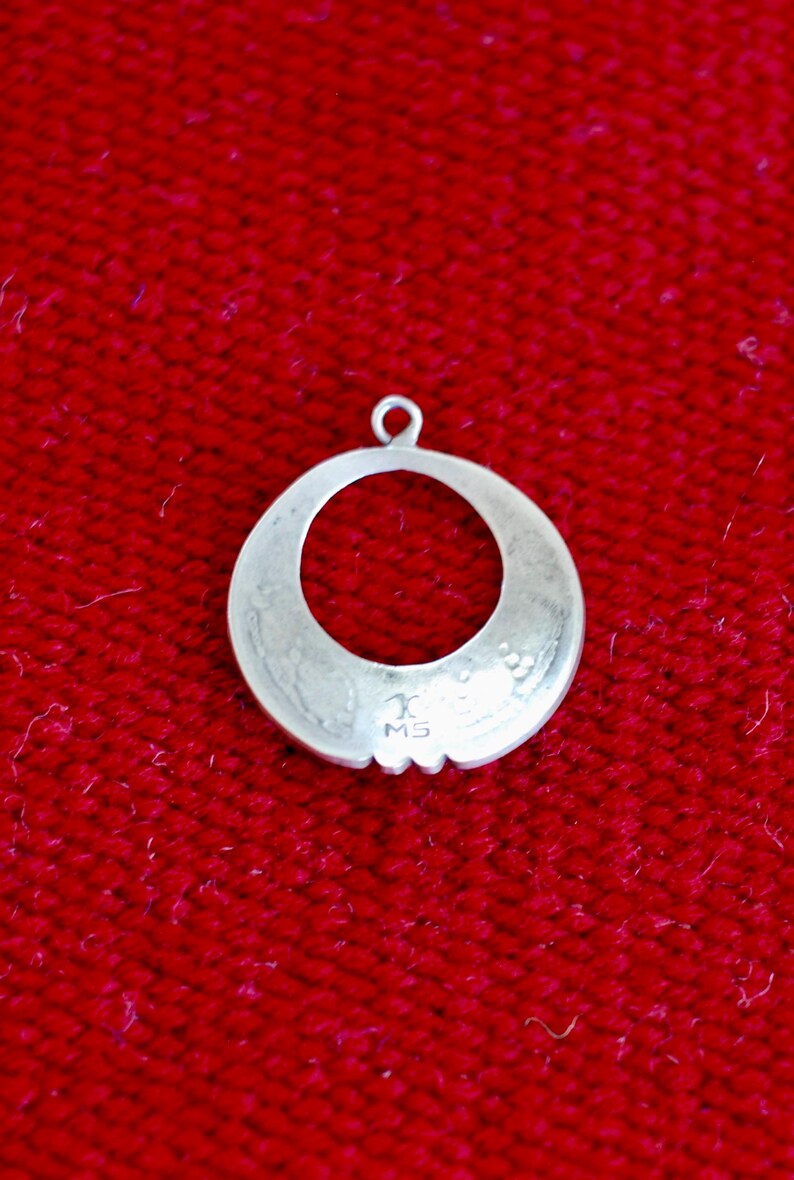 Sterling Silver Hopi Pendant - Etsy