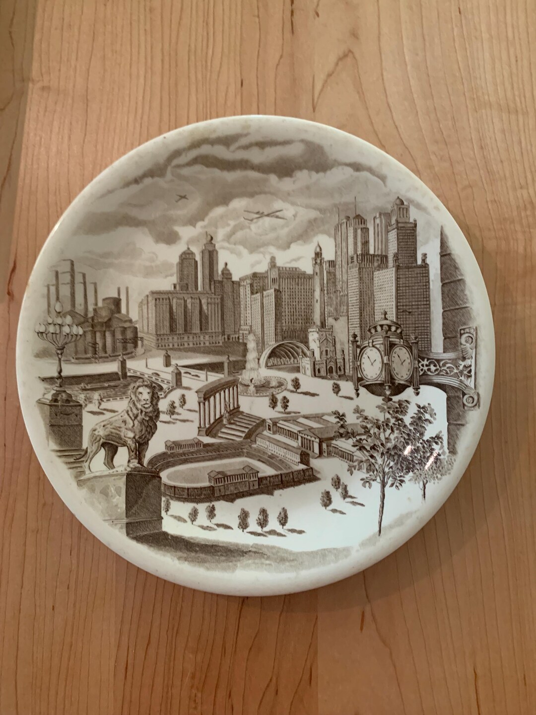 Chicago Souvenir Plate - Etsy