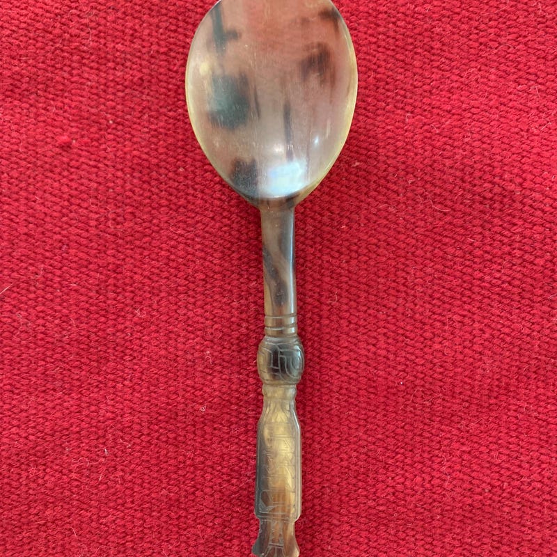 Horn Spoon - Etsy