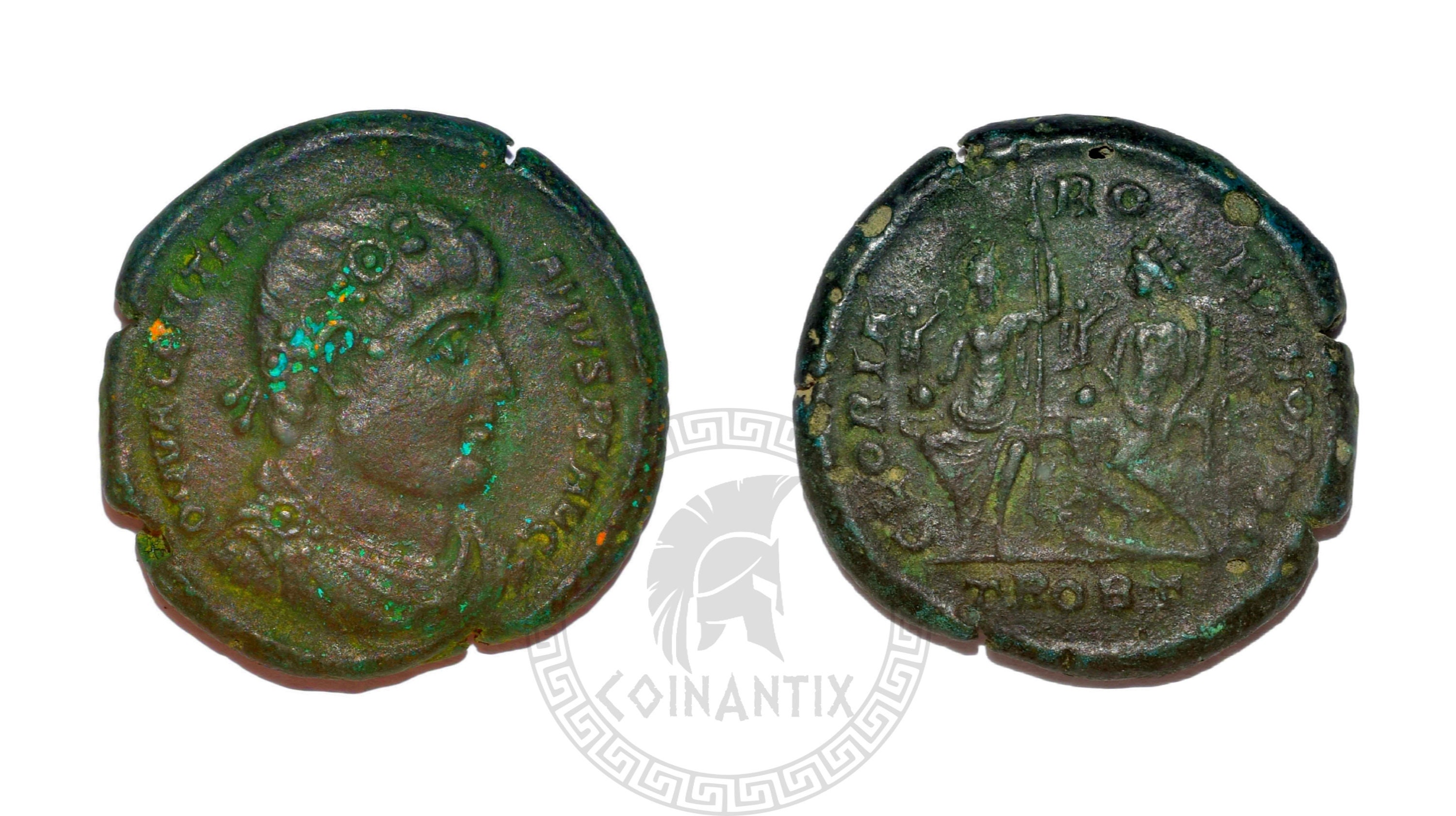 VALENTINIAN I Bronze Replica of Gold Medallion Roman Empire - Etsy