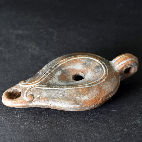Roman Clay Oil Lamp - Etsy