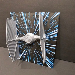 Tie Fighter 3D Painting, Hueforge Print, 3D Printed Painting, Filament ...