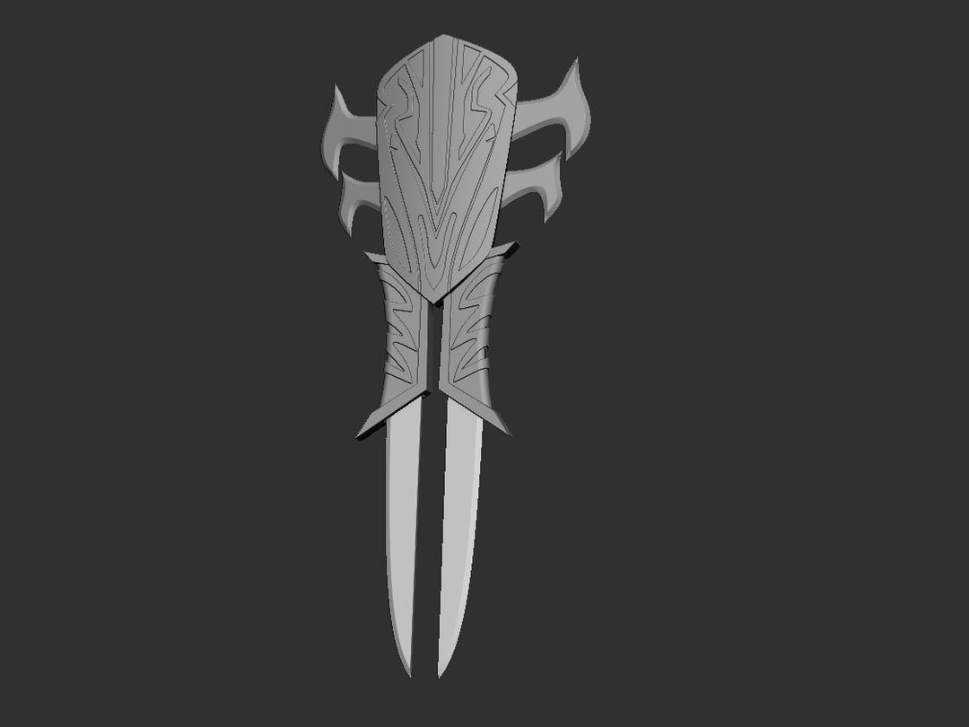 League of Legends Zed Gauntlets With Working Knife Mechanism 3d Printed ...