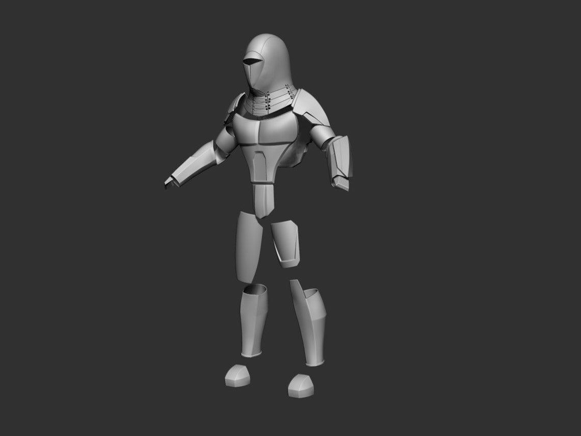 Mandalorian Neo Crusader Armor 3D DIGITAL DOWNLOAD FILE No - Etsy