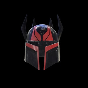 Mandalorian Death Watch Helmet /gar Saxon With Removable Horns/ Maul ...