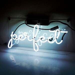 Perfect Neon Sign Wedding Art Handmade Banner Neon Light - Etsy
