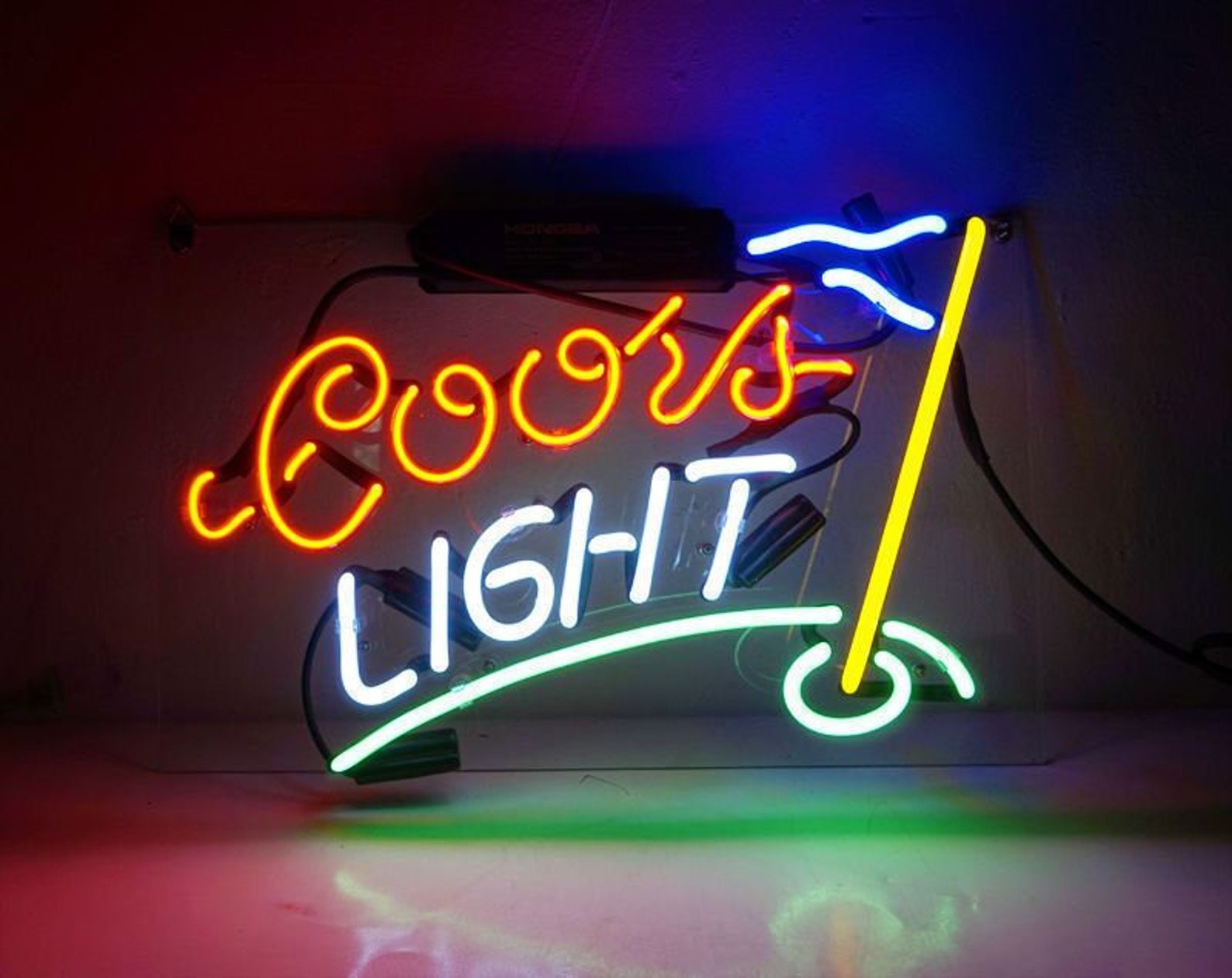 Man Cave Handmade Coors Light Beer Bar Pub Decor Neon Light - Etsy