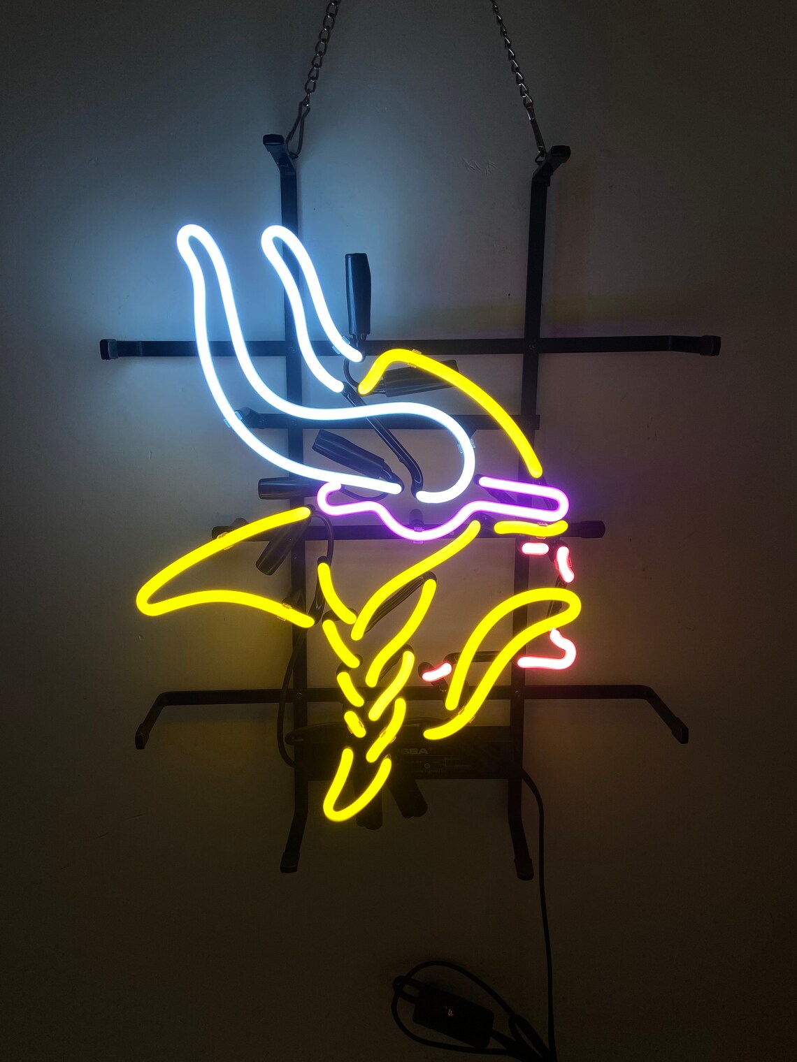 Minnesota Vikings Sports Man Cave Neon Sign Art Neon Light Sign - Etsy