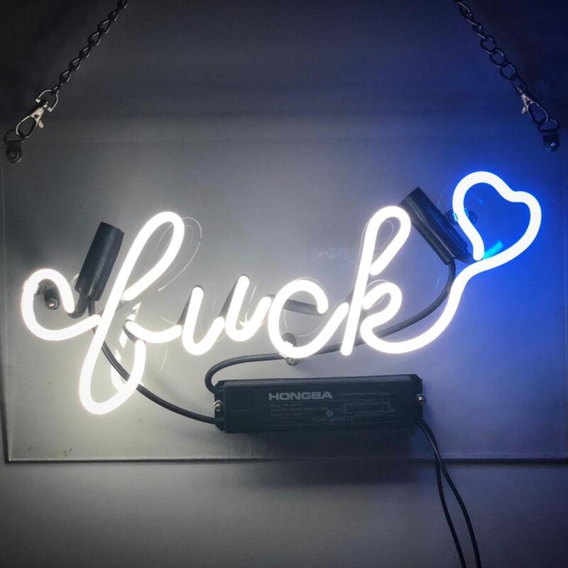 Real Glass Neon Sign - Etsy