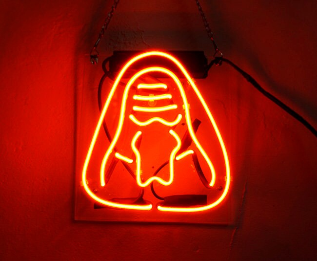 Handcrafted Neon Sign Star Wars Soldier Neon Light Sign for Wall Art ...