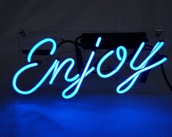 Real Glass Neon Sign - Etsy