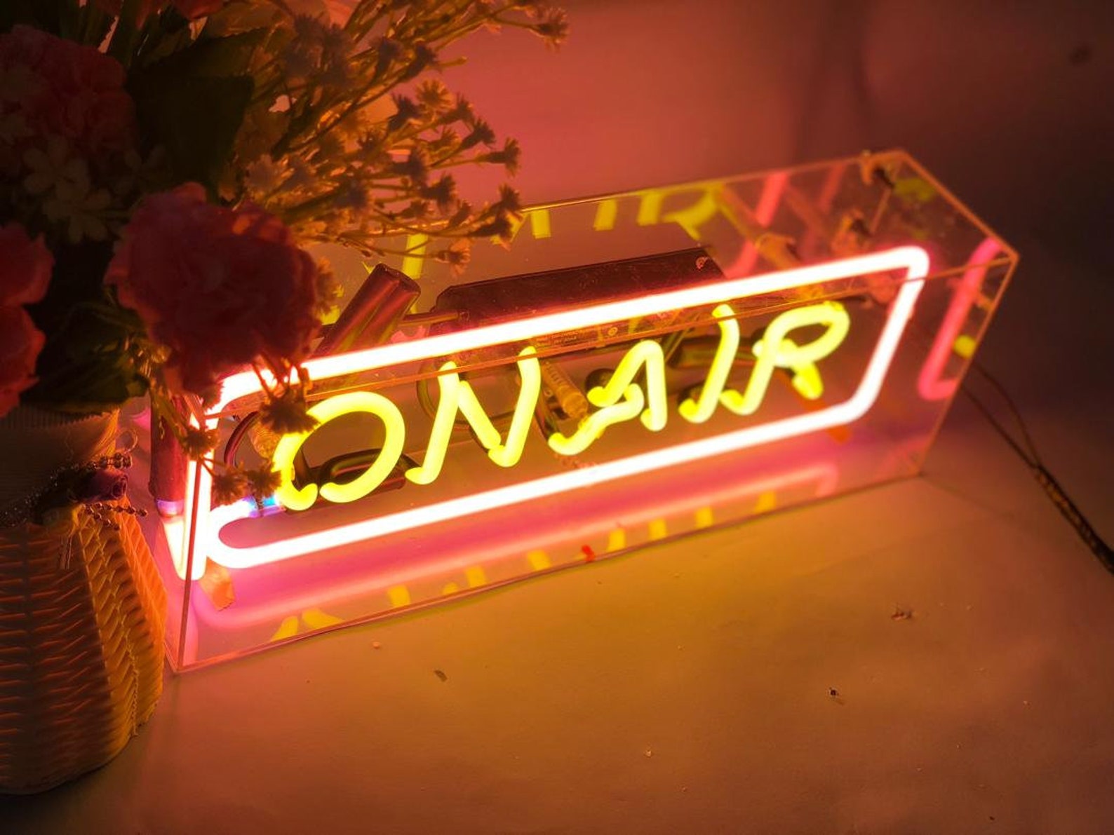 Handmade Neon on Air Glass Neon Light Banner Neon Sign Bar - Etsy