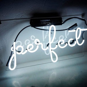 Perfect Neon Sign Wedding Art Handmade Banner Neon Light - Etsy