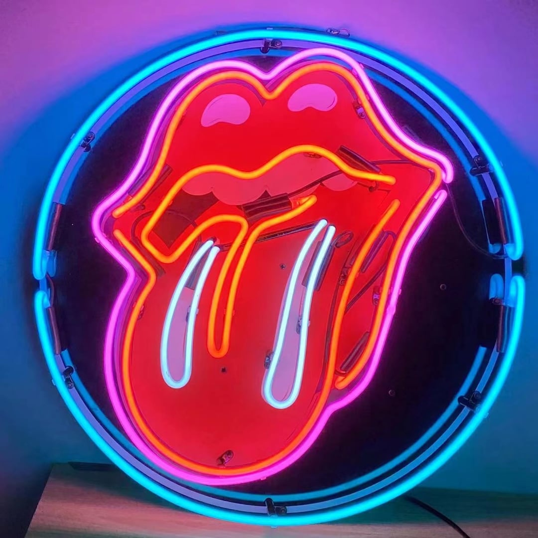 Neon Sign Custom Lips With Tongue Neon Sign Wedding - Etsy