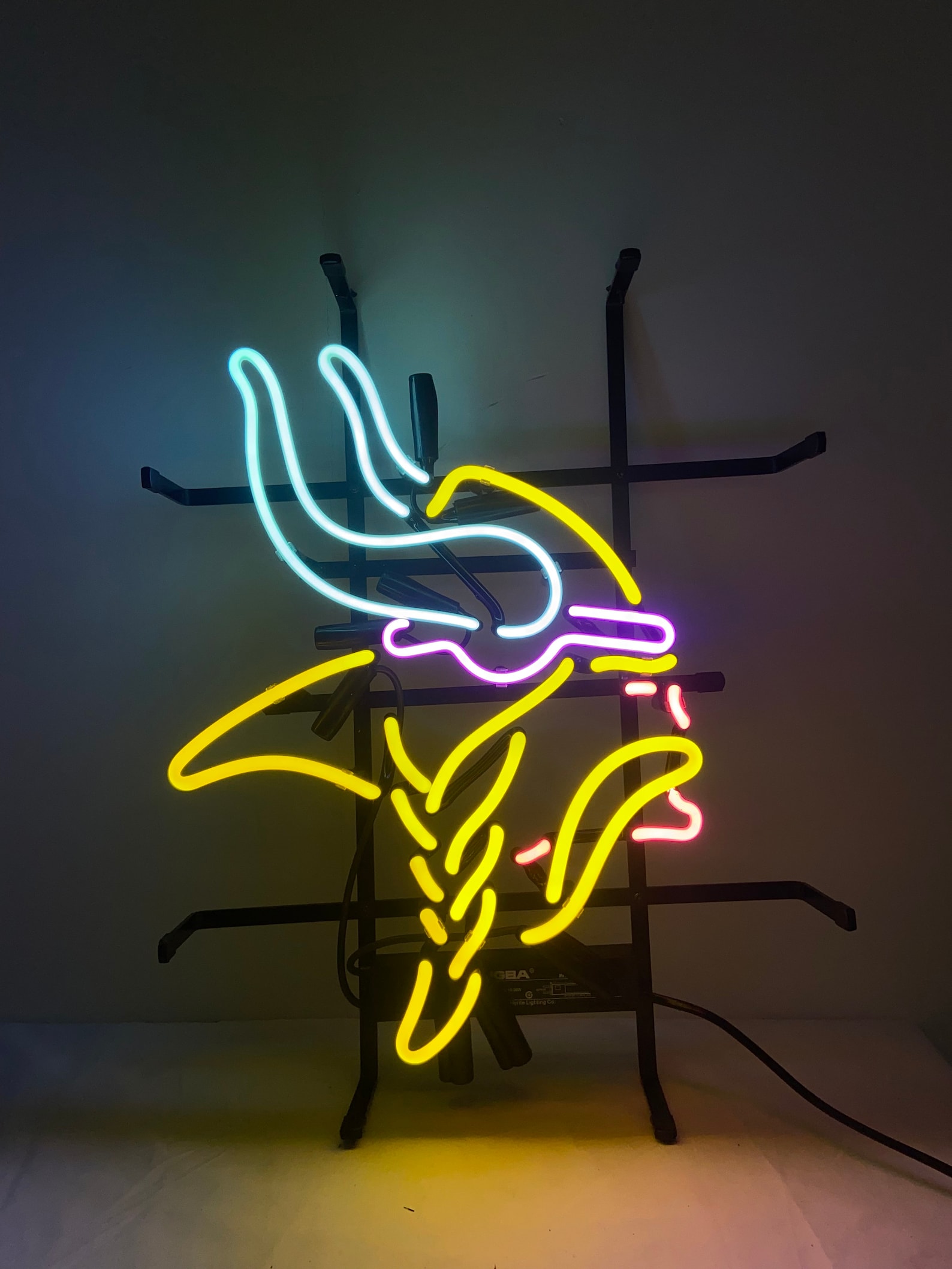 Minnesota Vikings Sports Man Cave Neon Sign Art Neon Light Sign - Etsy