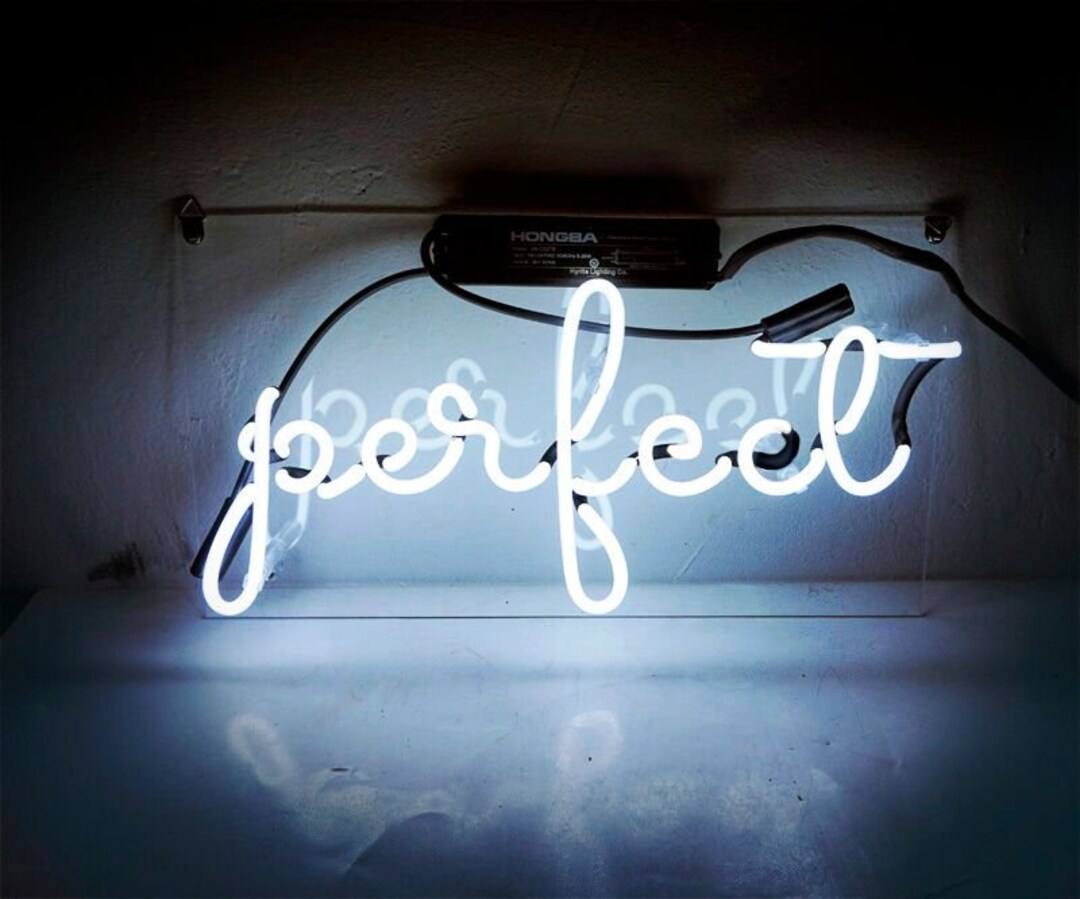 Perfect Neon Sign Wedding Art Handmade Banner Neon Light - Etsy