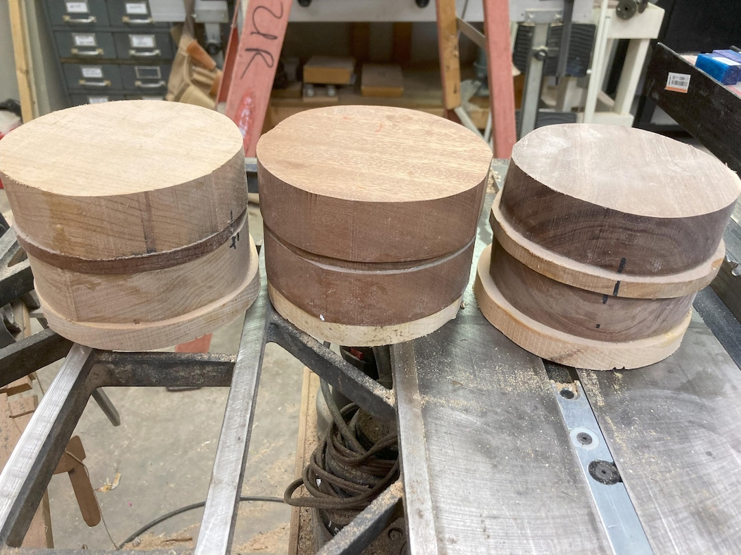 Laminated Wood Turning Blanks: Walnut, Cherry, Ash, Butternut, Mahogany ...