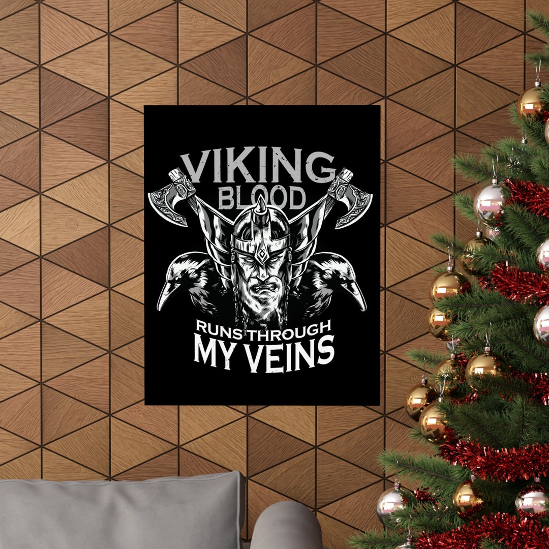 Viking Warrior Norse Mythology Poster Museum-grade Matte Art Print - Etsy