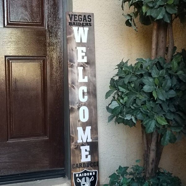 Welcome Raiders Sign - Etsy
