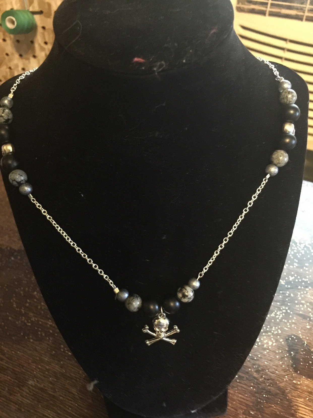 Skull and Crossbones Chain - Etsy