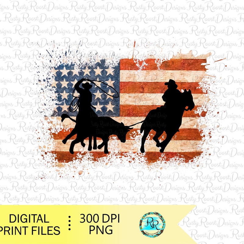 Team Roping Clip Art - Etsy