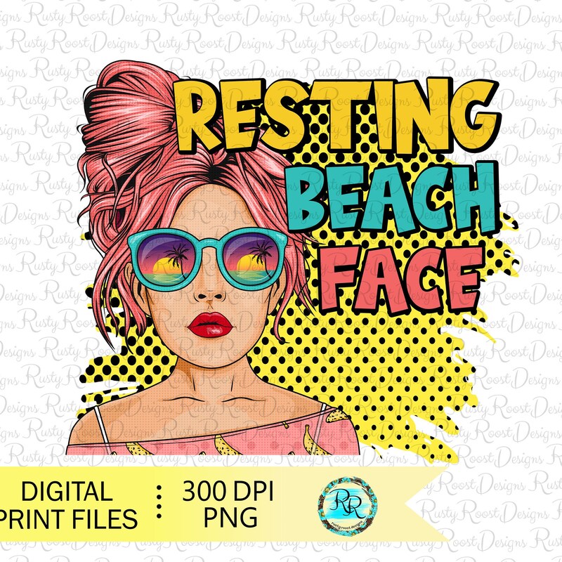 Resting Beach Face - Etsy