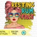 Resting Rum Face PNG, Alcohol Sublimation Designs Downloads ...