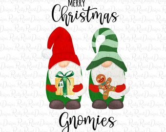 Christmas Gnome Sublimation PNG Let It Snow Sublimation - Etsy