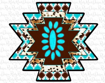 Aztec Turquoise Png - Etsy