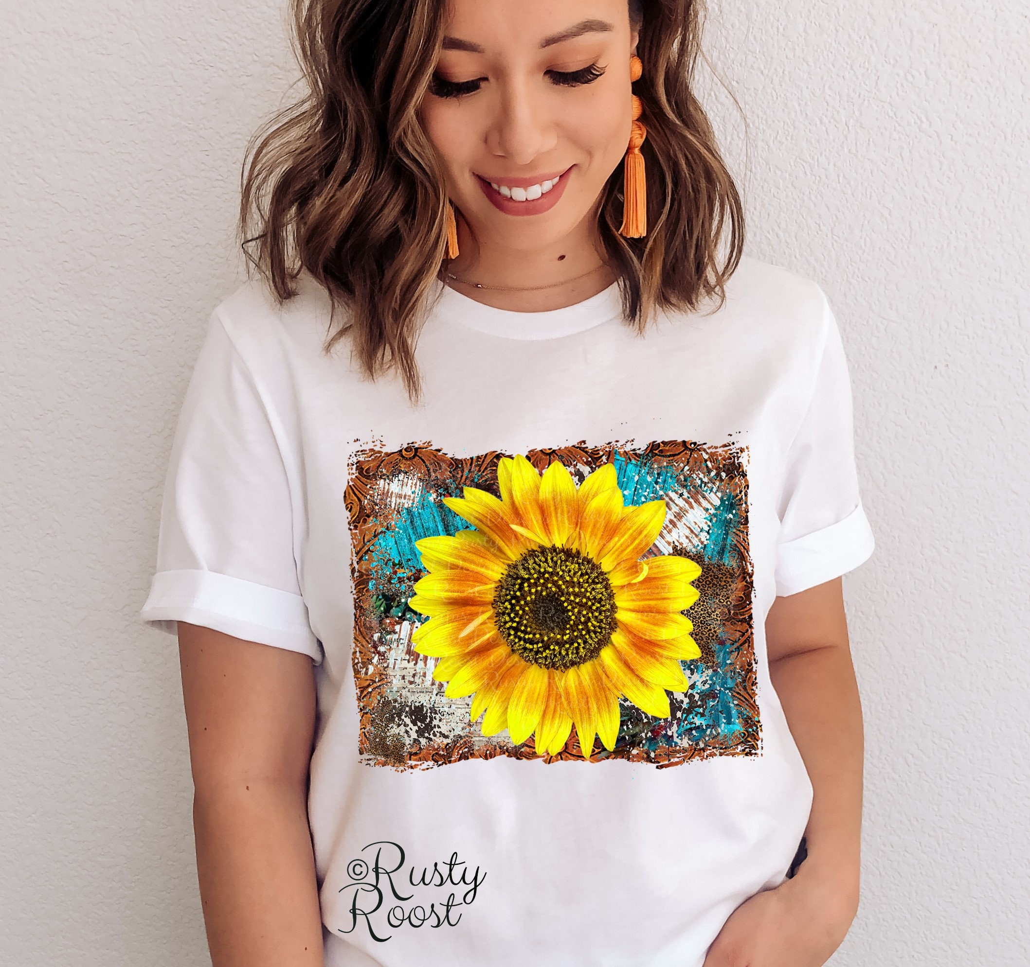 Sunflower Sublimation Designs Downloads Sunflower Pattern - Etsy