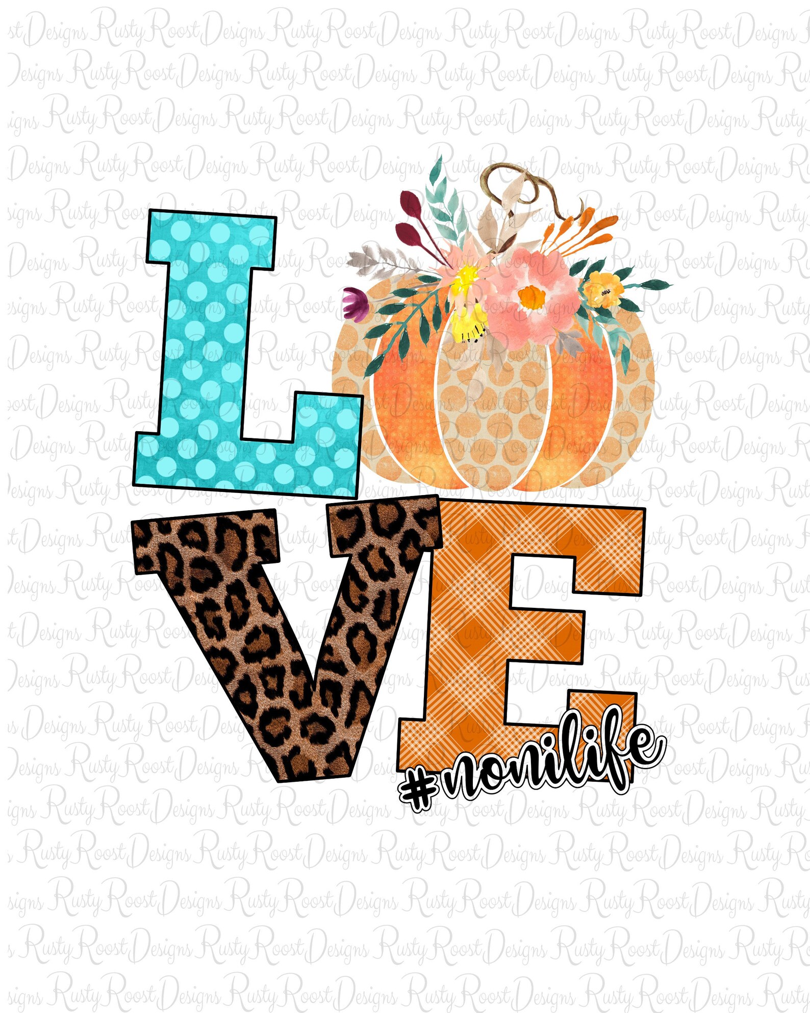 Noni Life Png Fall Sublimation Designs Downloads Love | Etsy