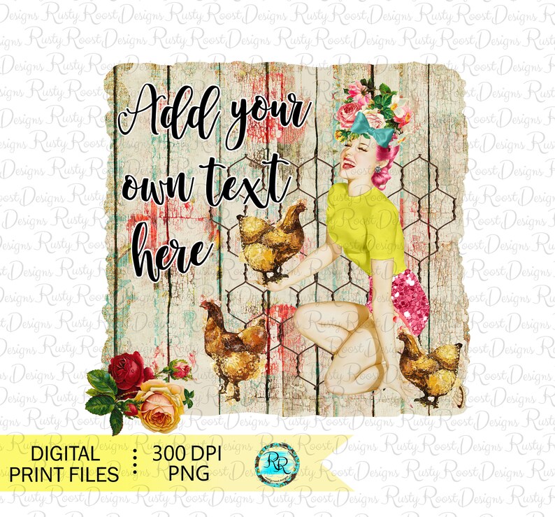 Chicken Sublimation Designs Downloads Sublimation Graphics - Etsy