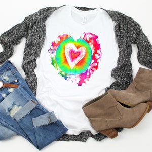 Tie Dye Heart Png,sublimation Designs Downloads,digital Download ...