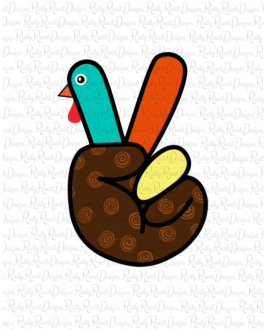 Peace Love Turkey Png, Fall Sublimation Designs Downloads, Sublimation ...