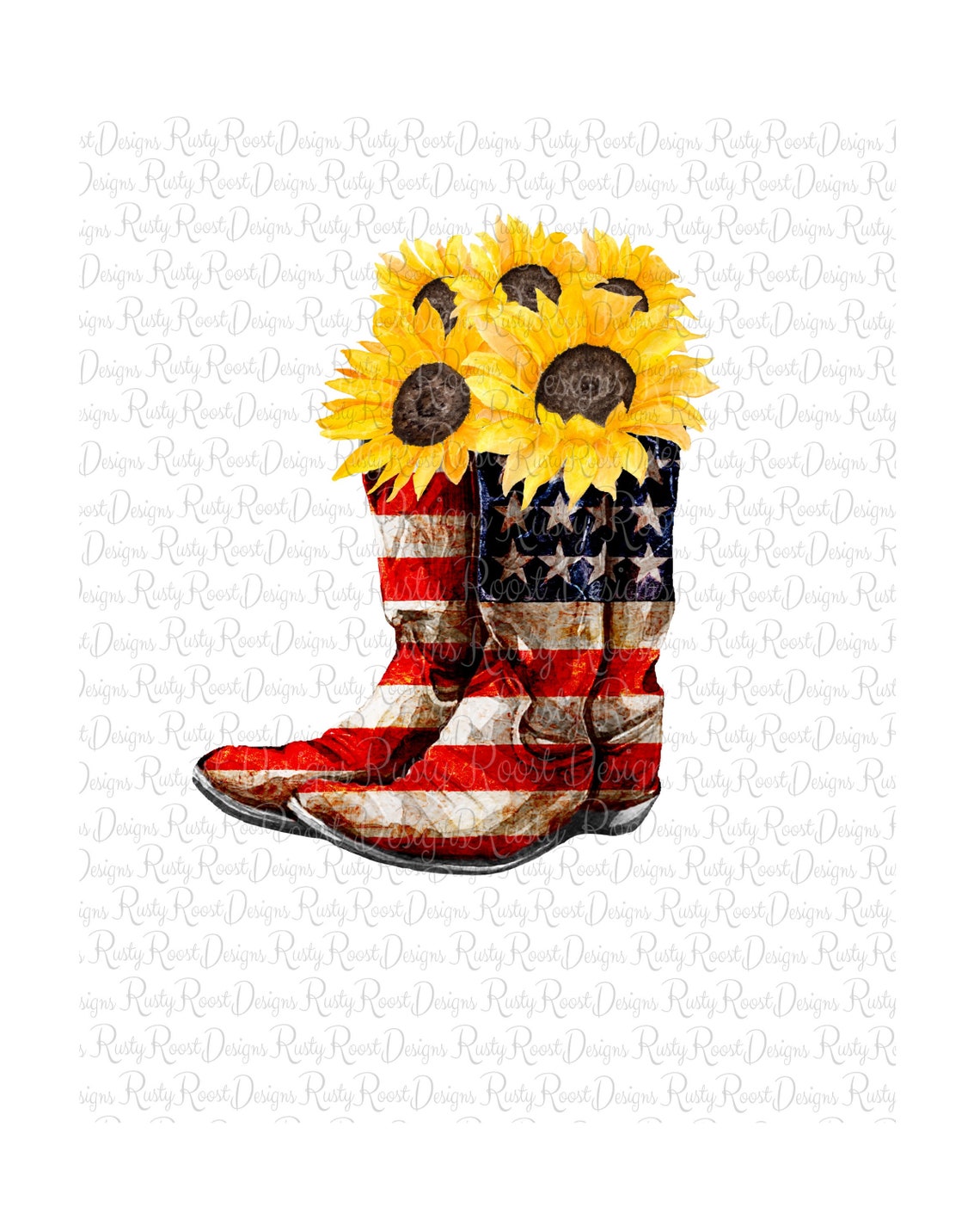 American Flag Boots Pngboots Sublimation Designs - Etsy