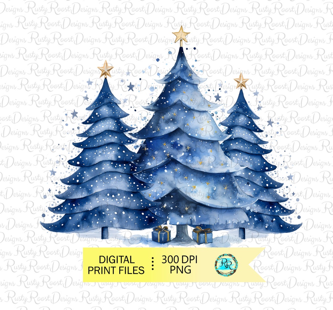 Blue Christmas PNG, Christmas Tree Clipart, Blue Christmas Tree ...
