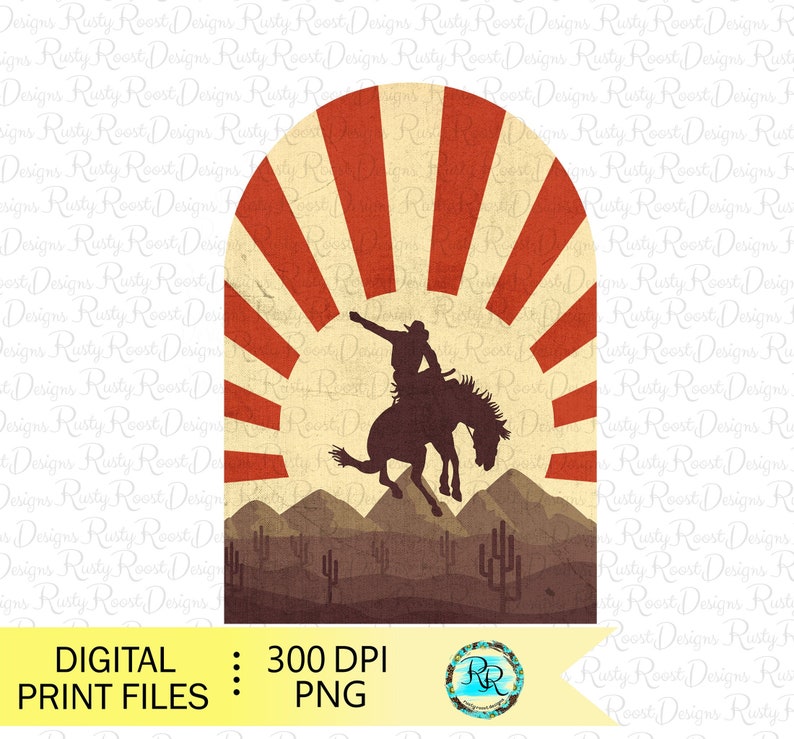 Western Sublimation Designs Downloads Western PNG - Etsy