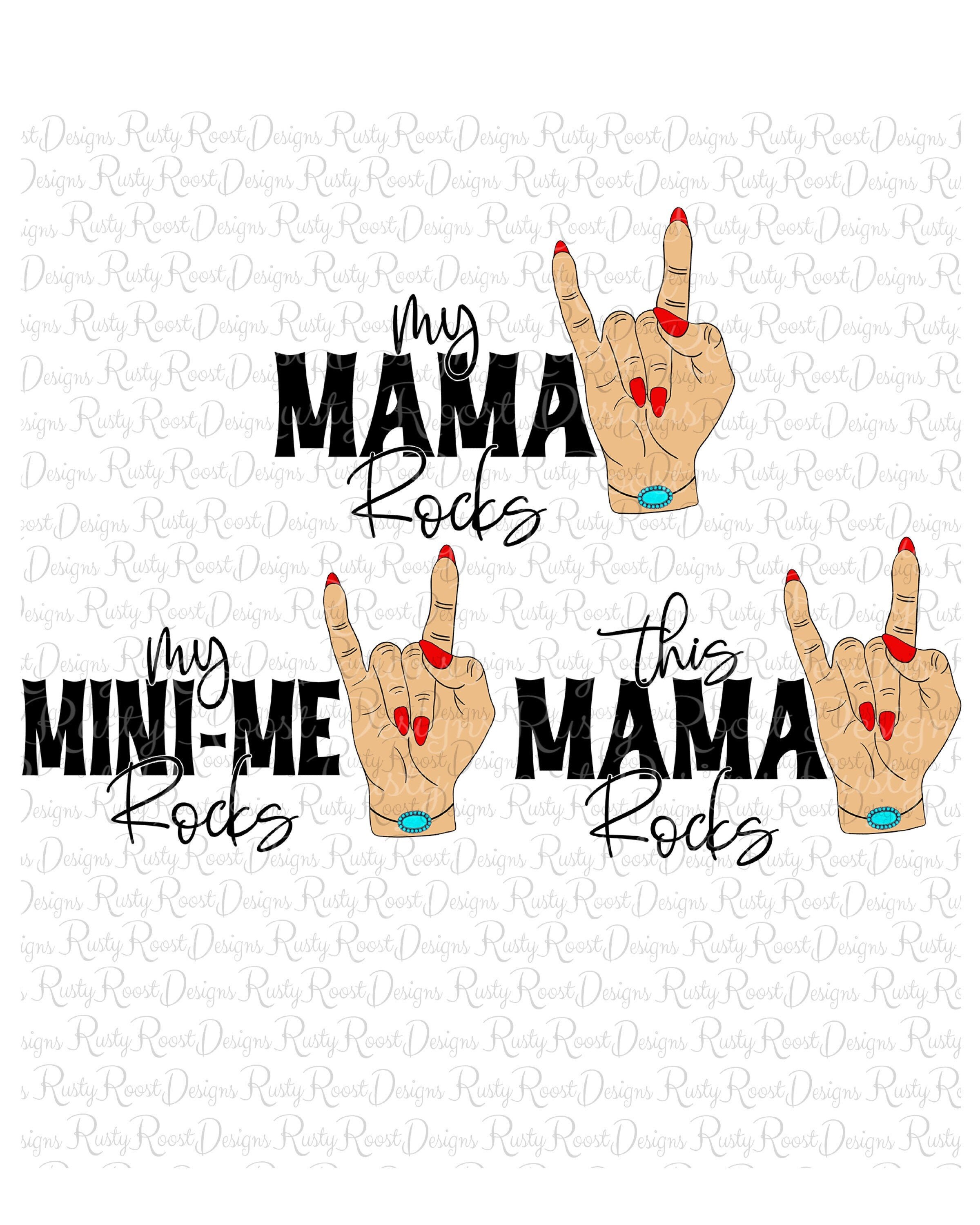 This Mama Rocks Png Mama Sublimation Designs Downloads - Etsy