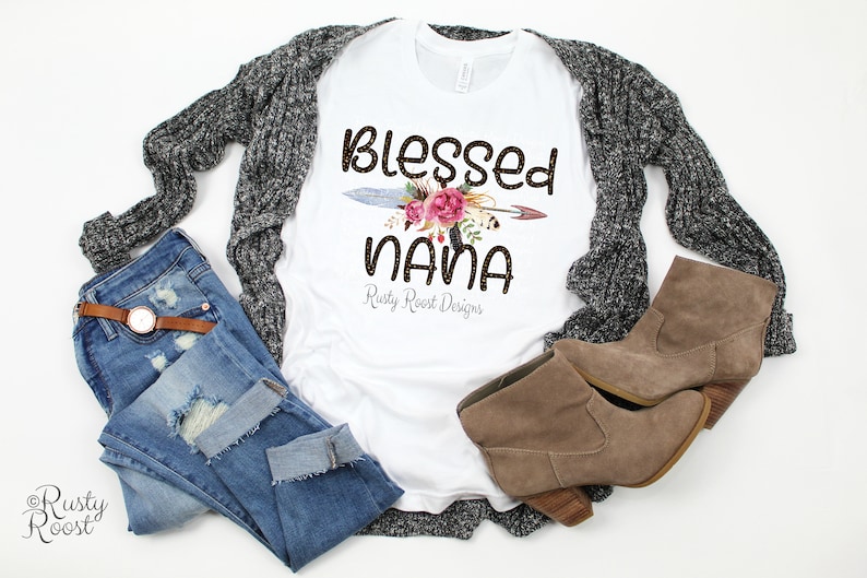 Blessed Nana Png Nana Sublimation Designs Downloads Digital - Etsy