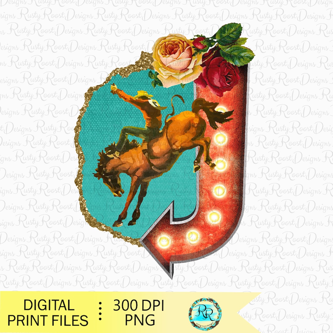 Rodeo Sublimation Designs Downloads, Western Png Sublimation, Vintage ...