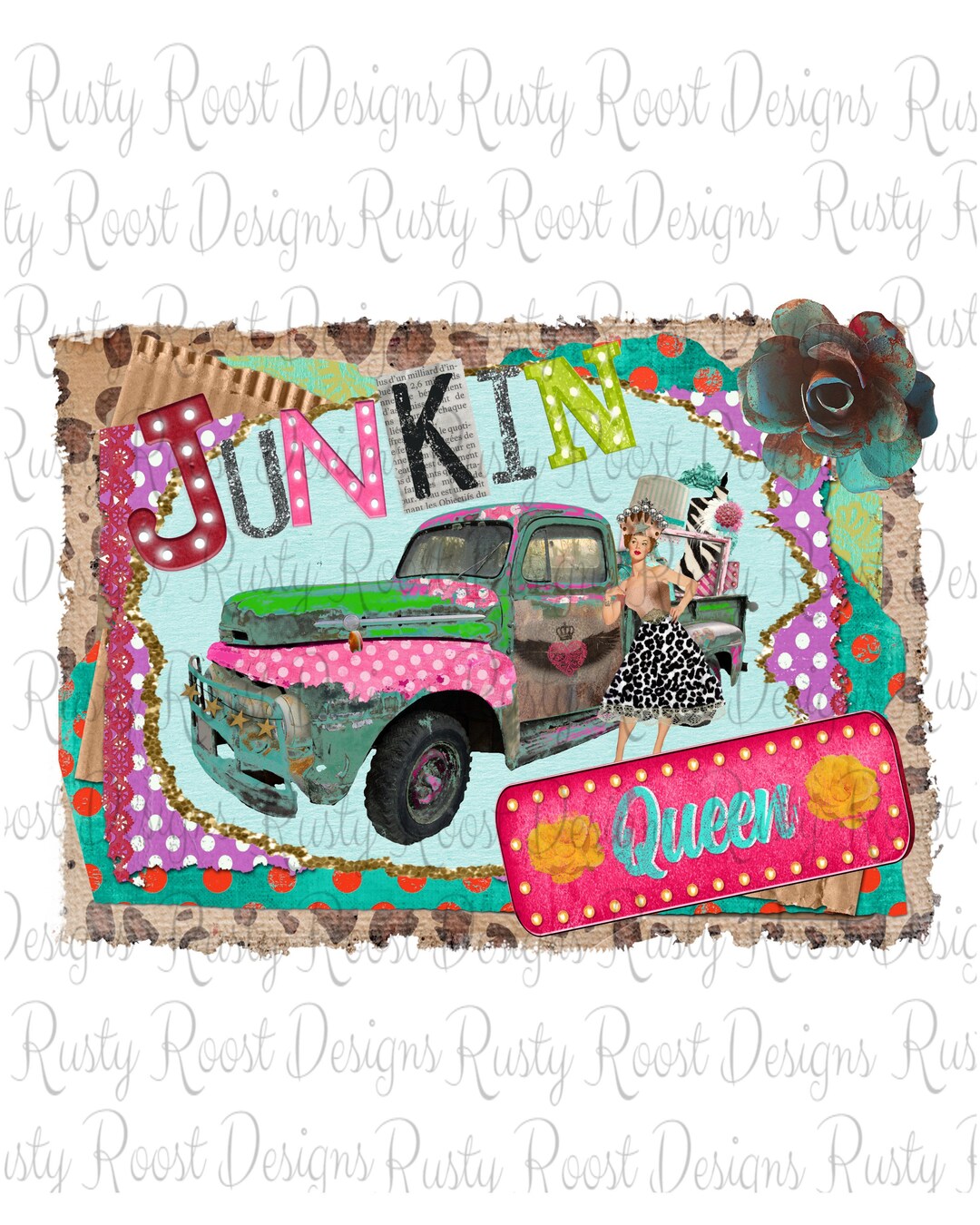 Junkin Queen Png, Sublimation Designs Downloads, Digital Download ...