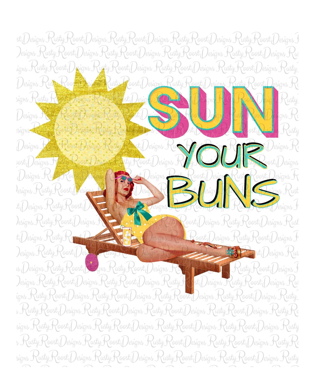 Summer Sublimation Designs Downloads, Digital Download, Sublimation ...