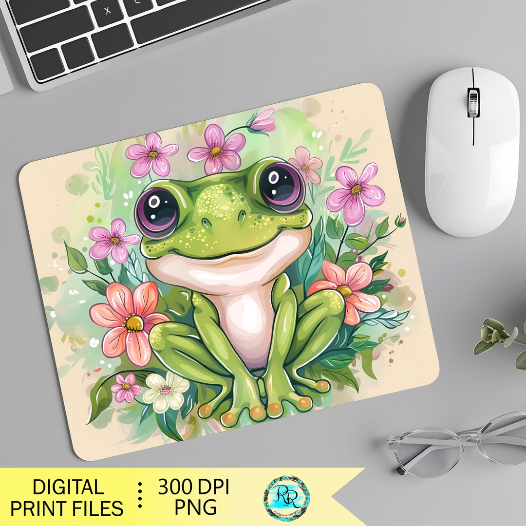Frog Mouse Pad Png, Mousepad Sublimation Designs, Mouse Pad Png, Frog ...