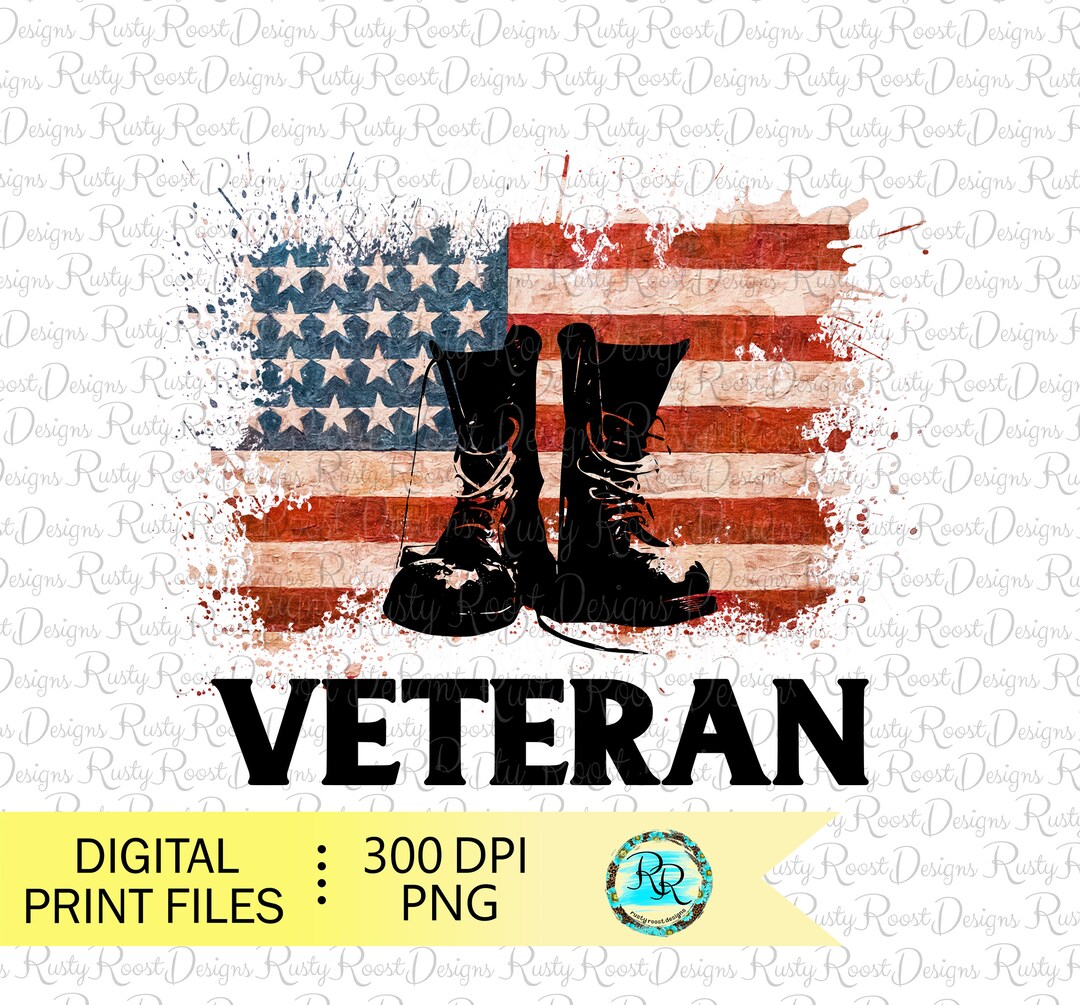 Veteran Sublimation Designs Downloads, Digital Download, Patriotic ...