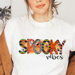 Spooky Vibes Png, Halloween Sublimation Designs Downloads, Digital ...