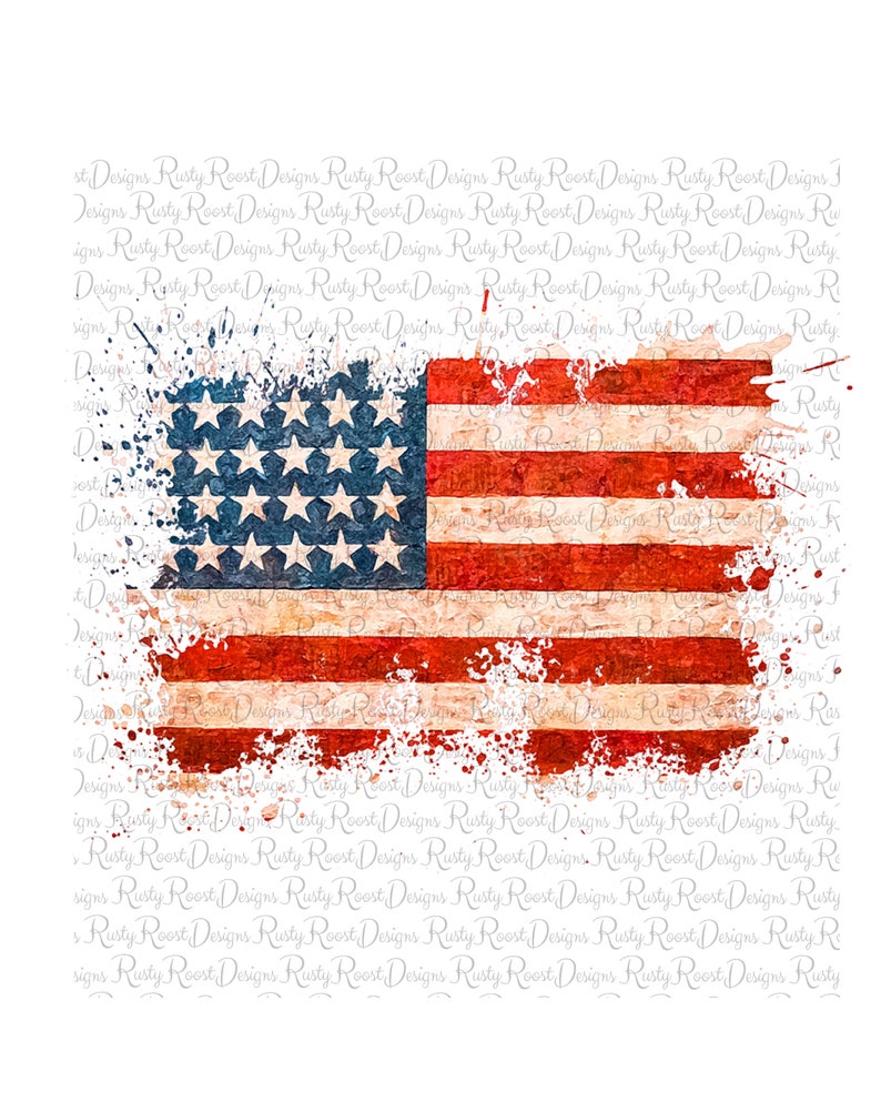American Flag Splash Png, Flag Sublimation Designs Downloads, Digital ...