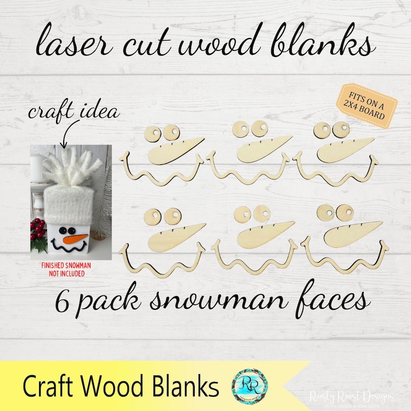 Wood Snowman Face Cutout - Etsy